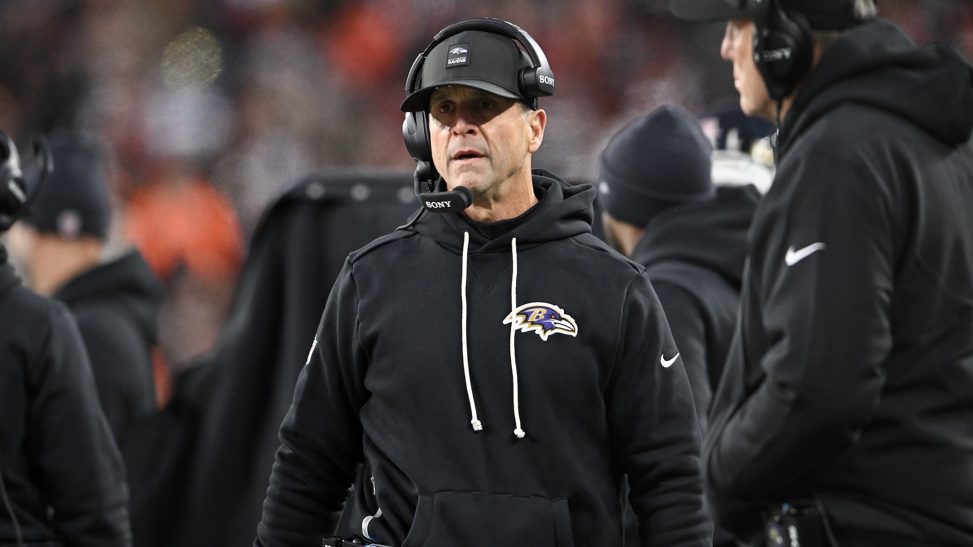 John Harbaugh steps inside Giants facility in a defining moment
