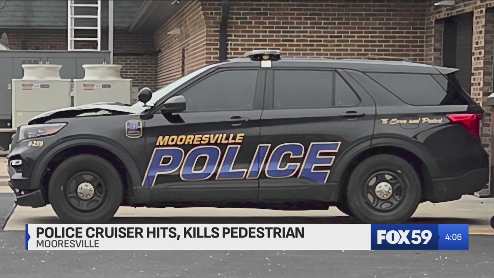 Mooresville police officer strikes, kills pedestrian with squad car