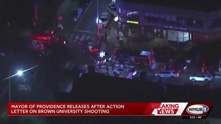 Providence mayor releases after-action letter on Brown University shooting