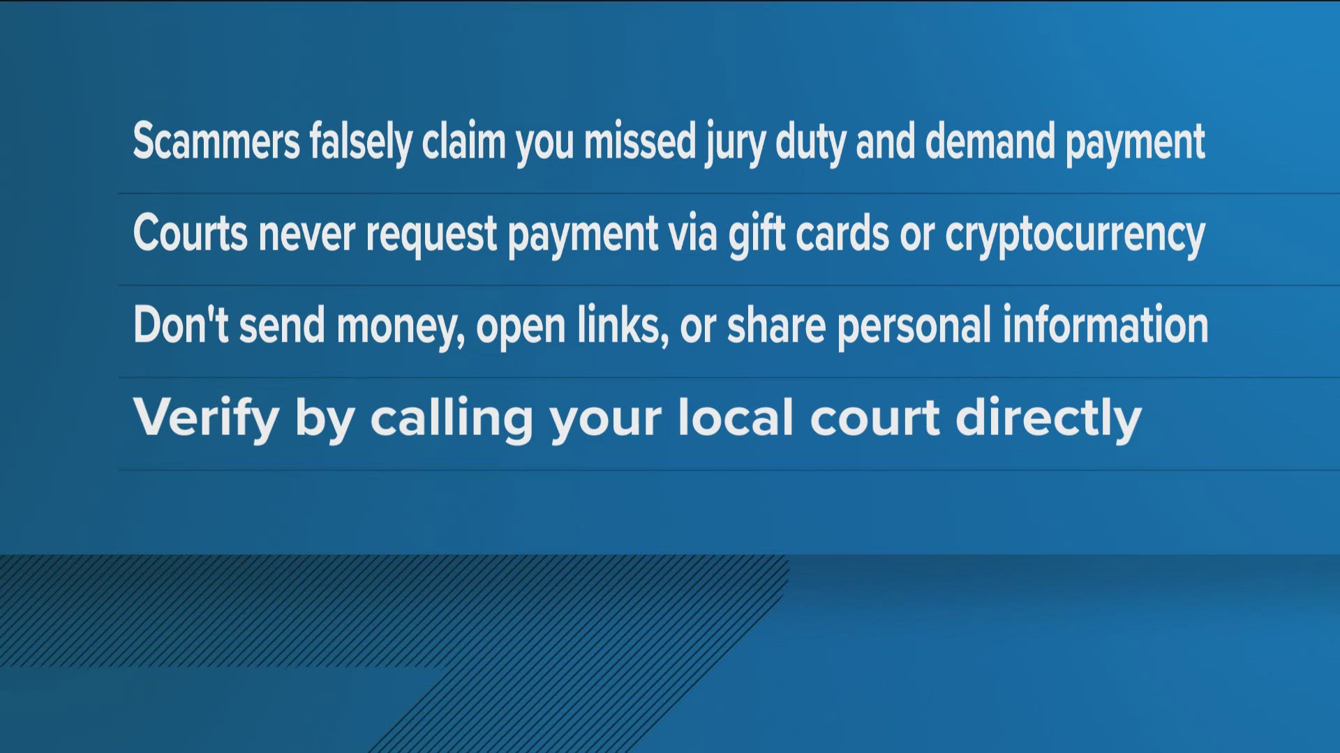 Idaho's judicial system warns against false jury duty claims