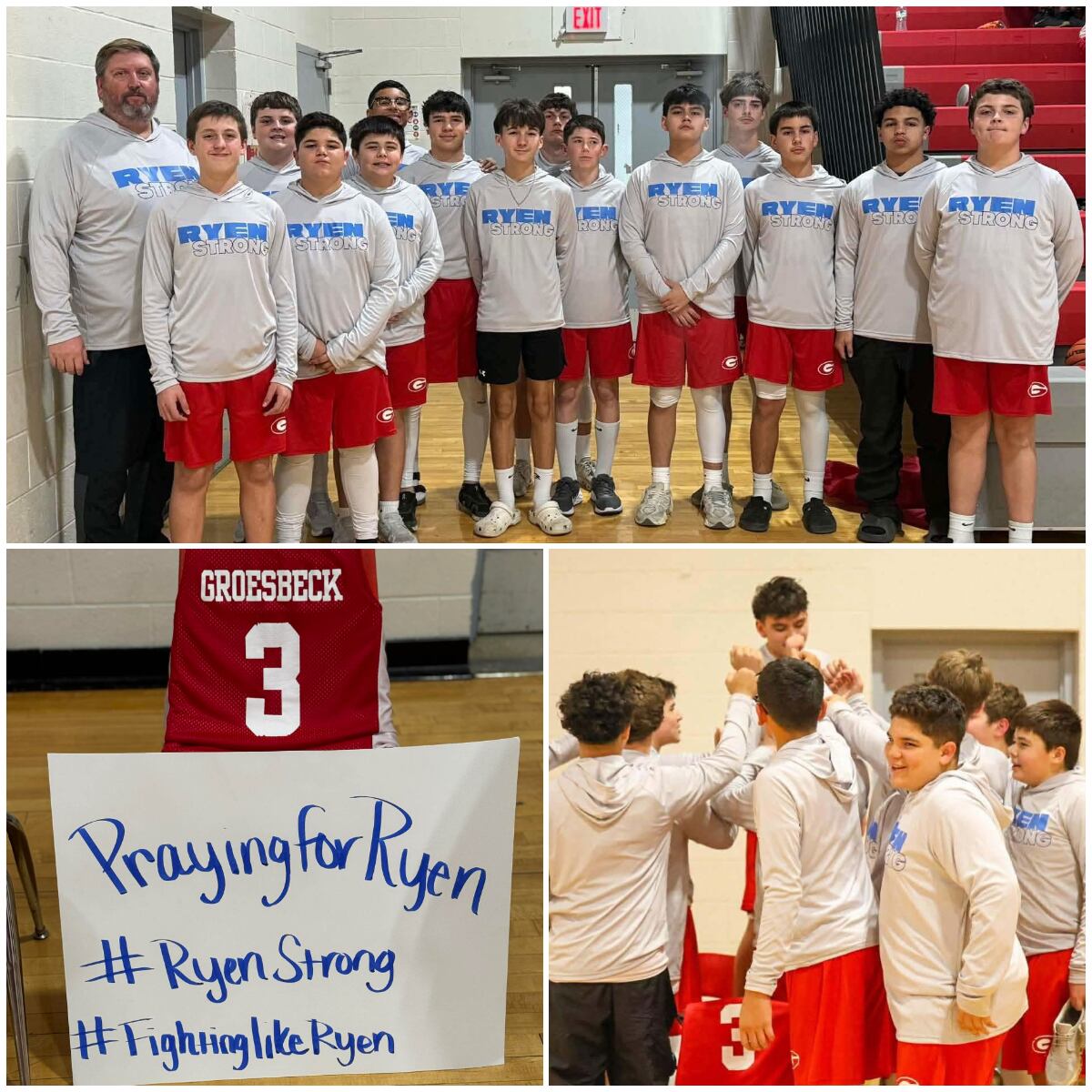 ‘Ryen Strong’: Groesbeck Middle School basketball team dedicates game ...