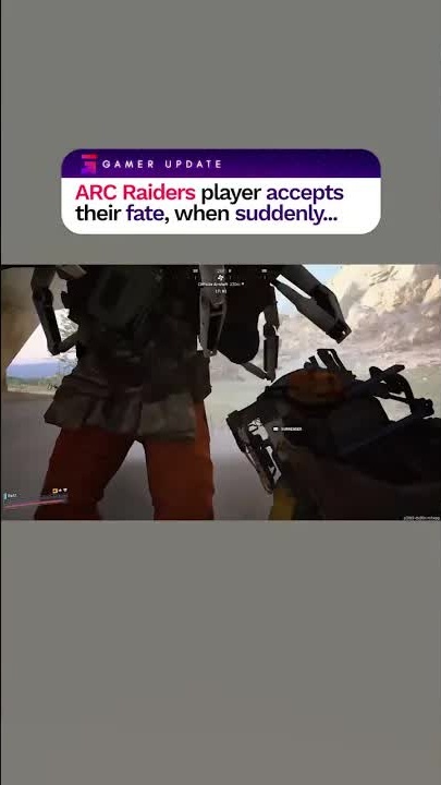 ARC Raiders player accepts their fate, when suddenly... #arcraiders #gaming