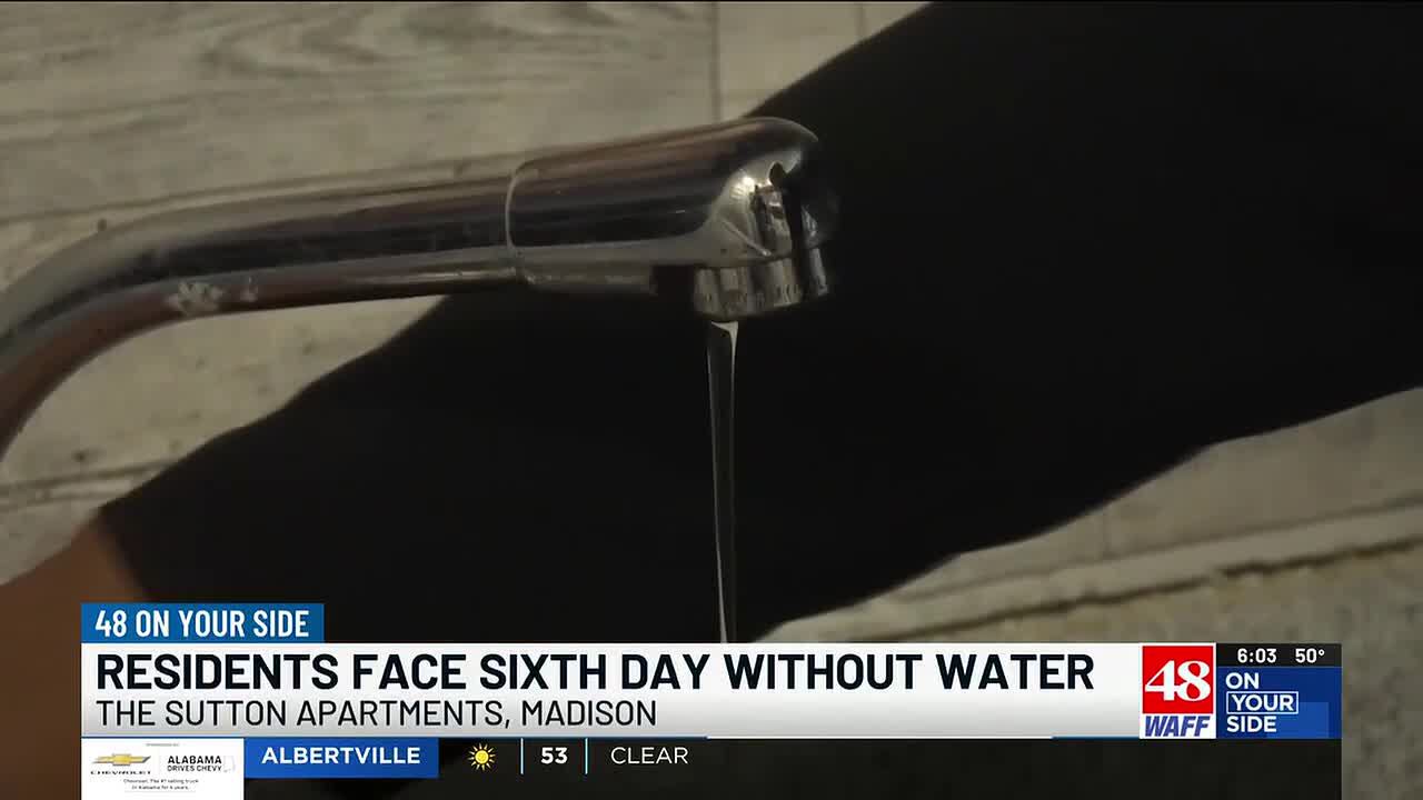 Madison apartment heads into seventh day without water
