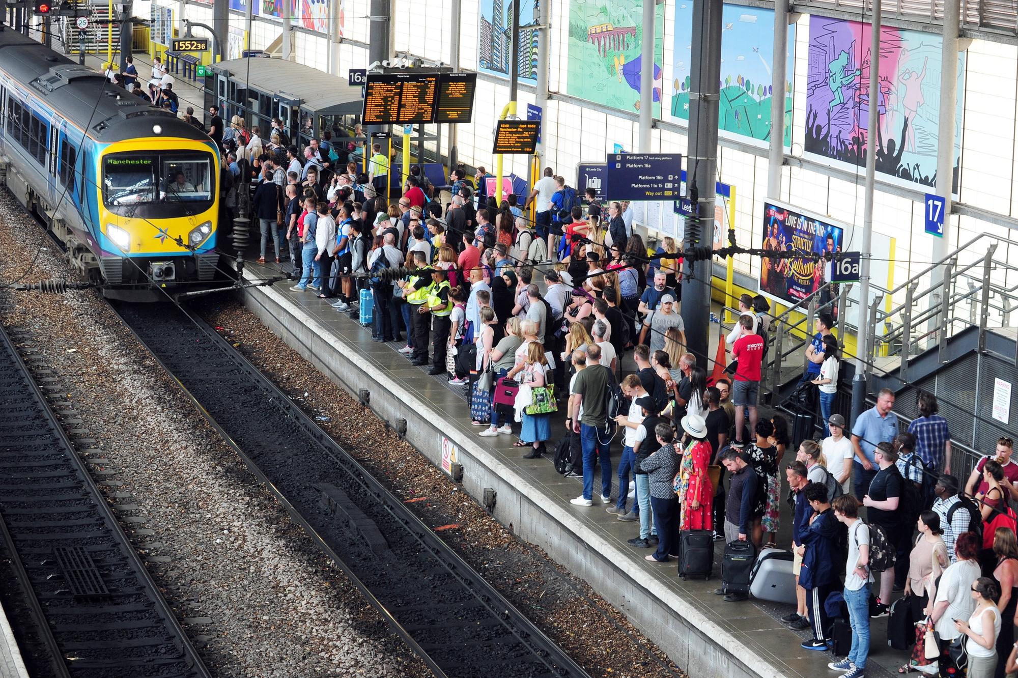 Key Leeds train routes blocked after engineering works overrun - as ...