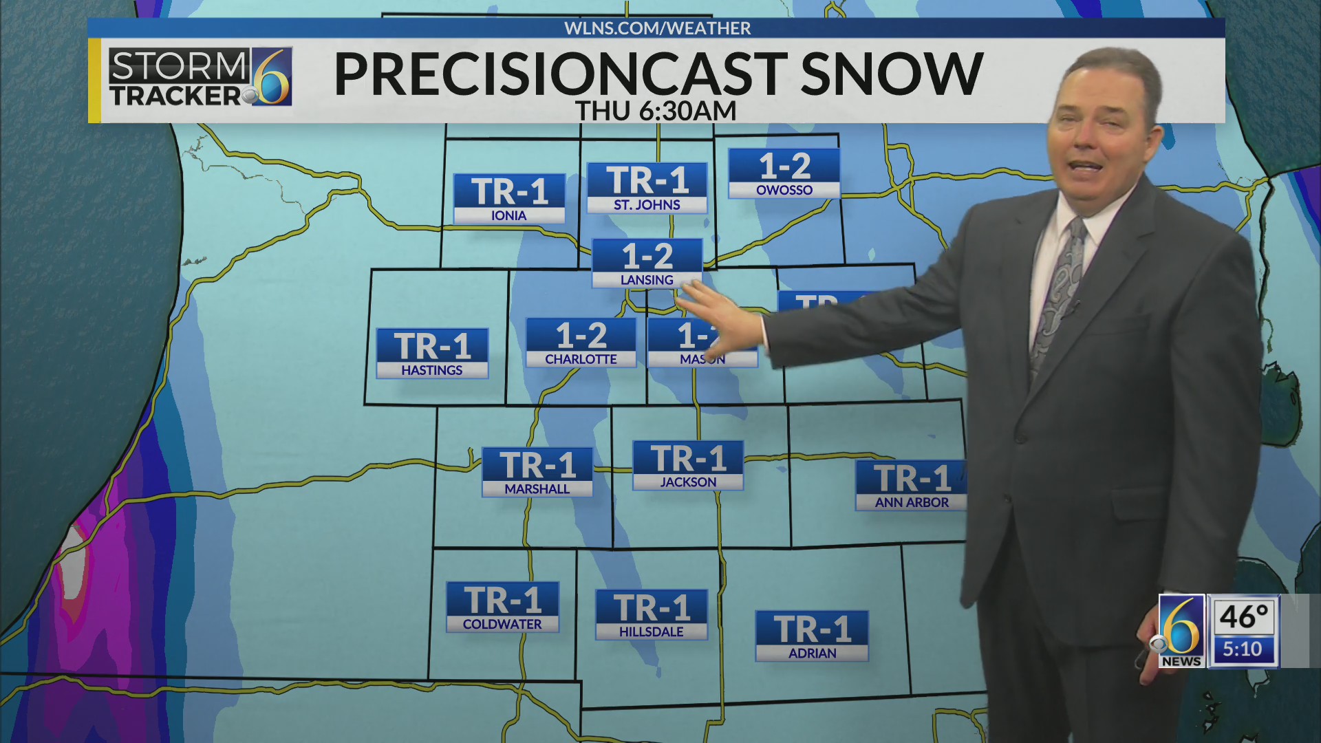 Arctic air and snow on the way
