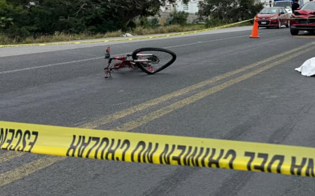 Fallece ciclista tras ser embestido por camioneta en libramiento de Tampico