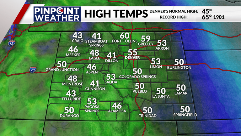 Denver weather: Slightly cooler Wednesday