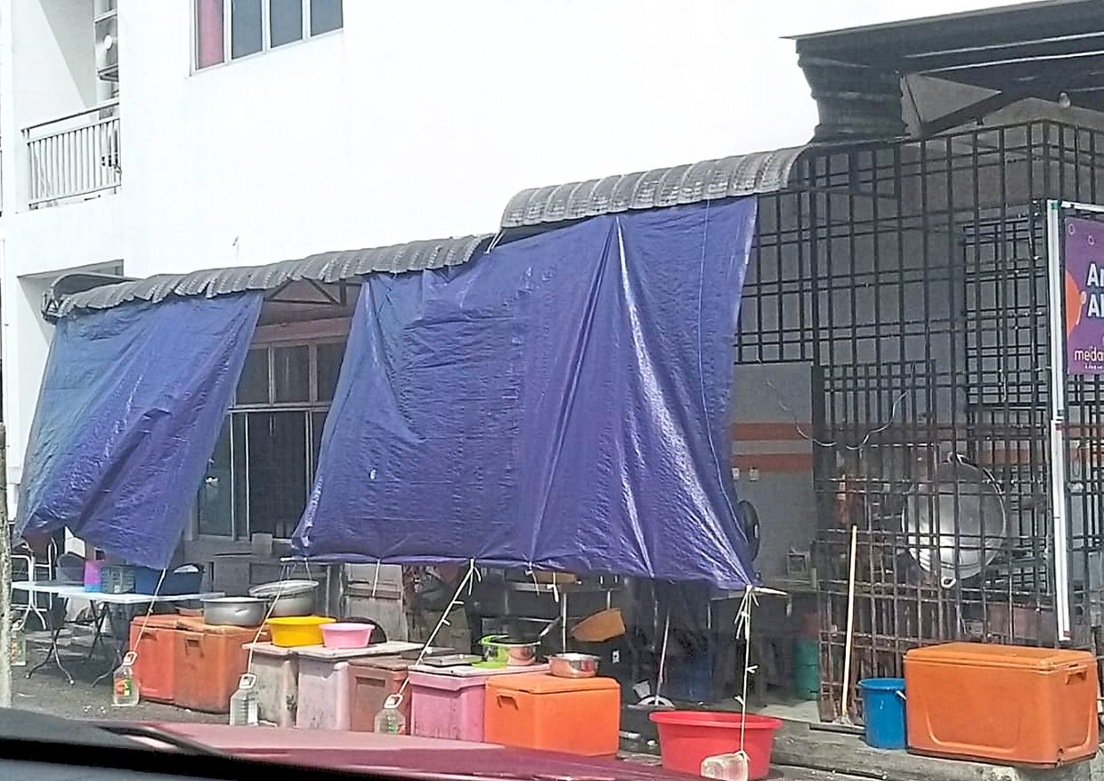 No washing, cooking in Iskandar Puteri back lanes