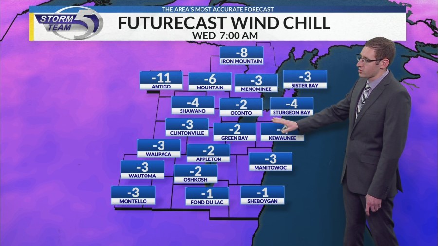 More typical January weather arrives behind a cold front tonight