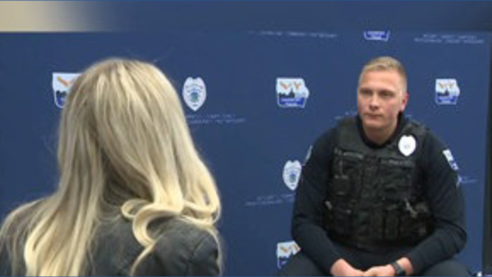 Davenport police officer helps save woman's life at Bears game