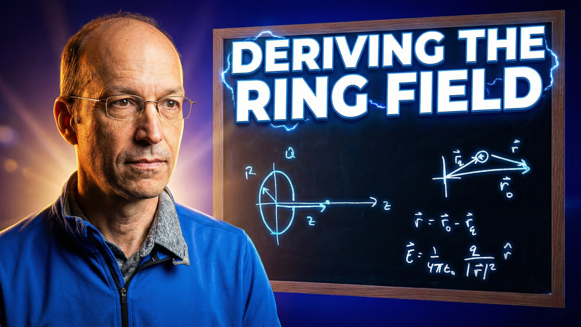 Electric field of a charged ring: Full analytical derivation