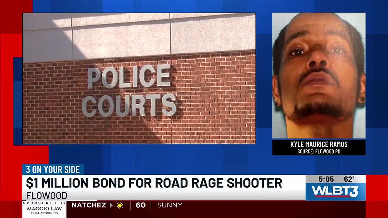 $1 million bond set for accused weekend road rage shooter