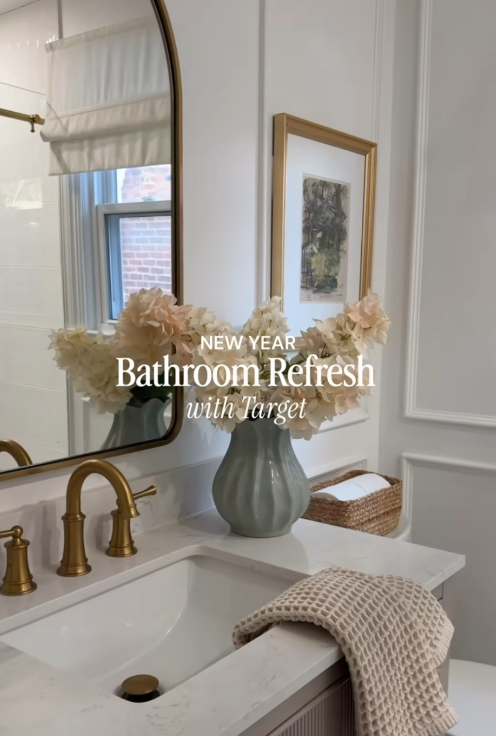 Target bathroom finds that feel airy, functional & aesthetic
