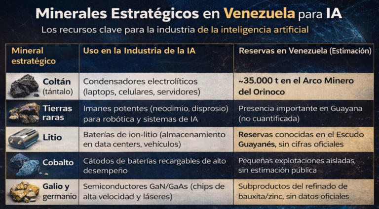 Venezuela, sus riquezas y la IA: el nuevo botín que redefine el poder ...