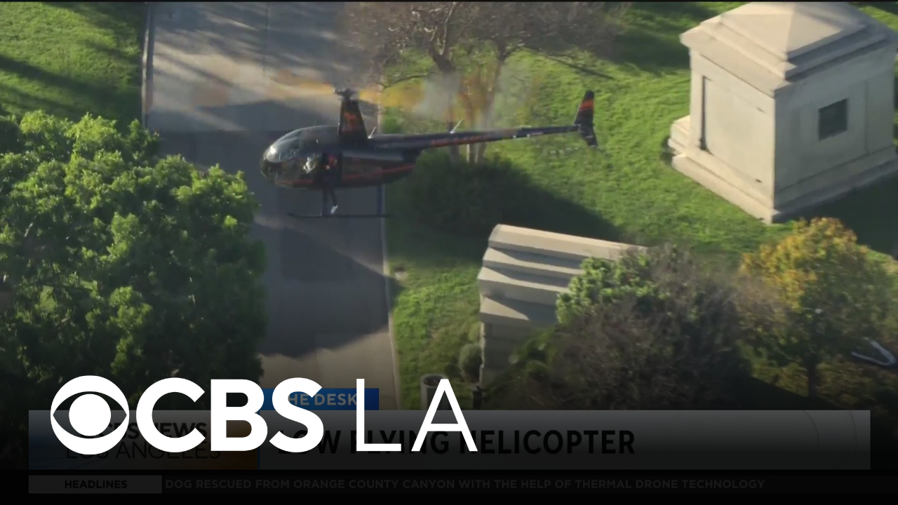 Helicopter flying over Hollywood Forever Cemetery draws concern from ...