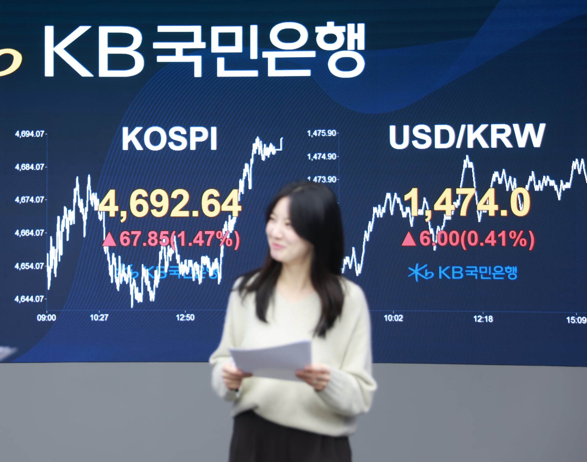 Breaking: KOSPI surpasses 4,700 level during intraday trading