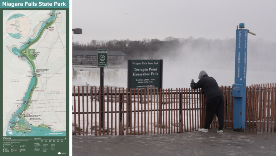 5 mi. of continuous shoreline: Niagara Falls State Park expanding