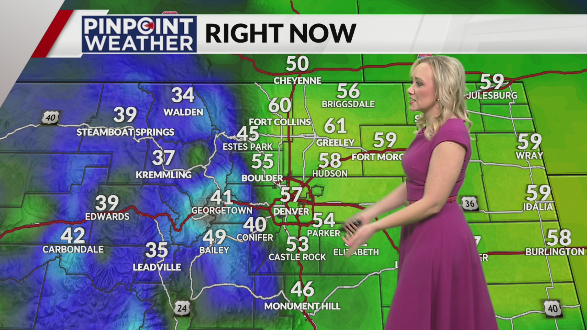 Denver weather: Slightly cooler Wednesday