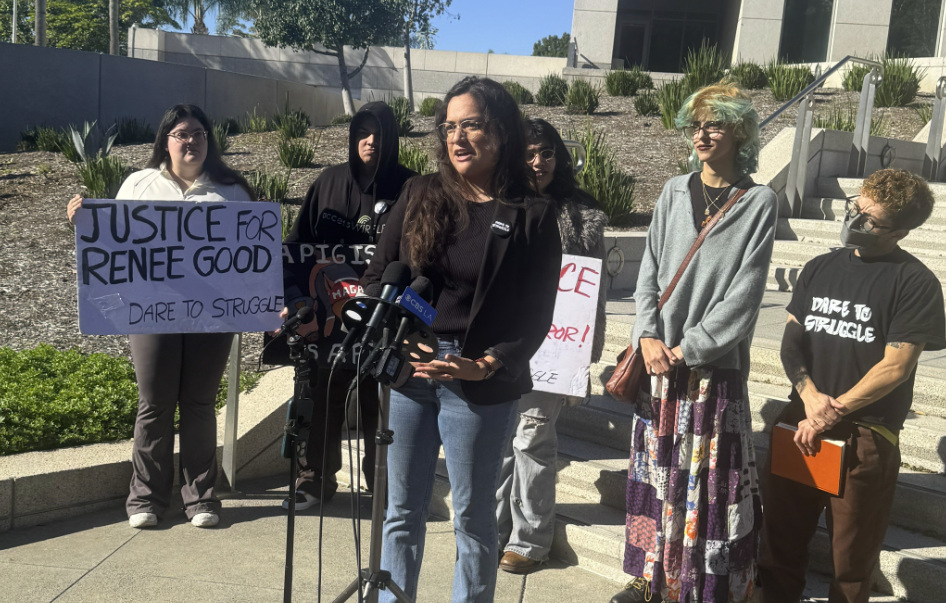 Anti-ICE protestor says he was blinded by federal agent in Santa Ana