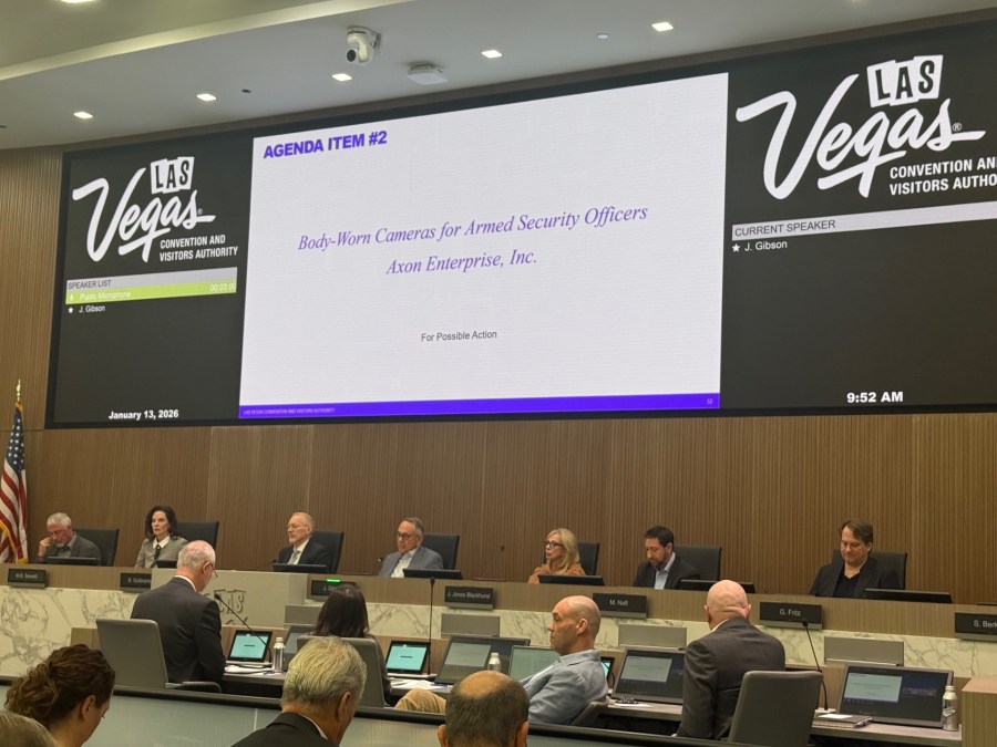 LVCVA security to start wearing body cameras