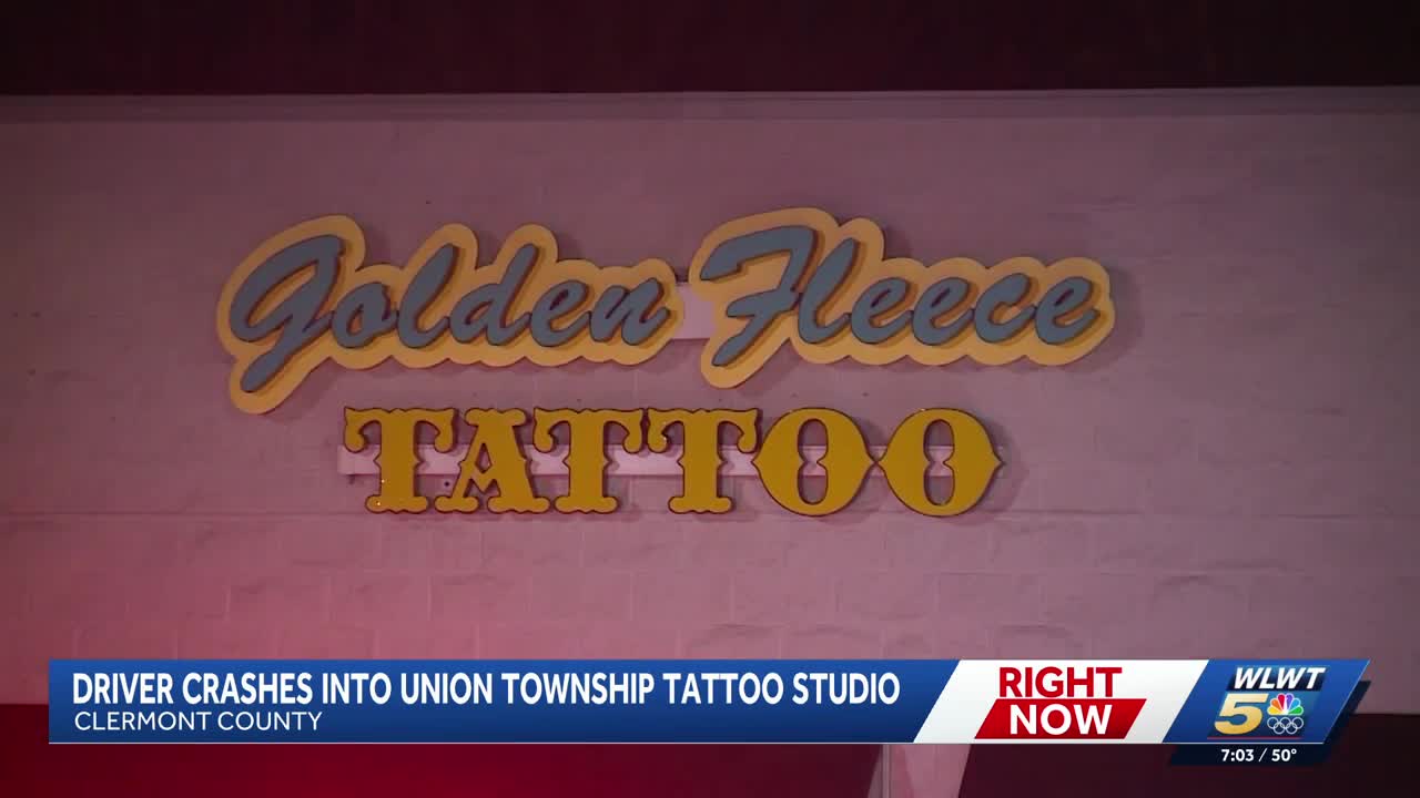 Car crashes into Union Township tattoo shop after driver suffers ...