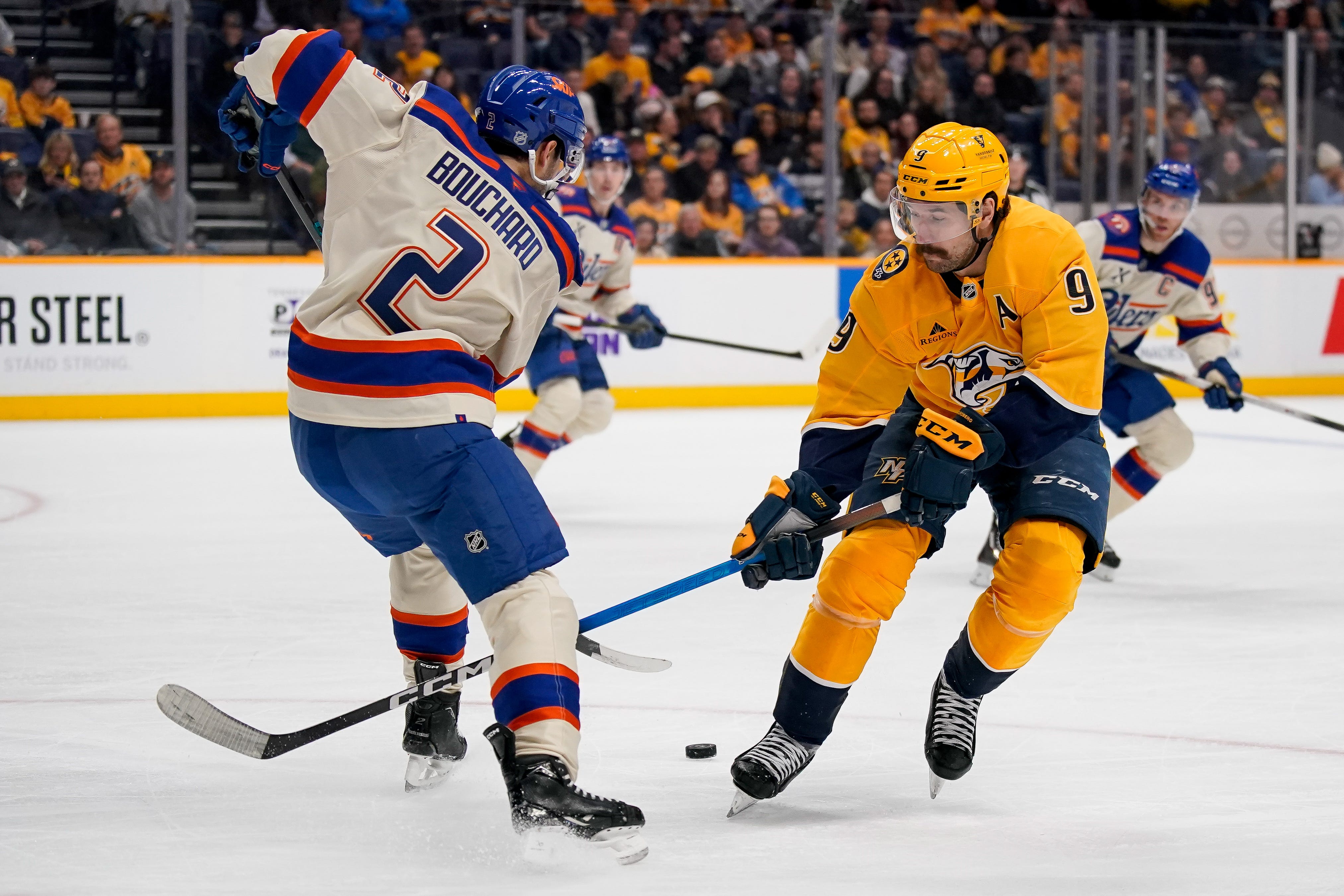 Predators, Oilers tied 1-1 in 1st, live updates, score, how to watch
