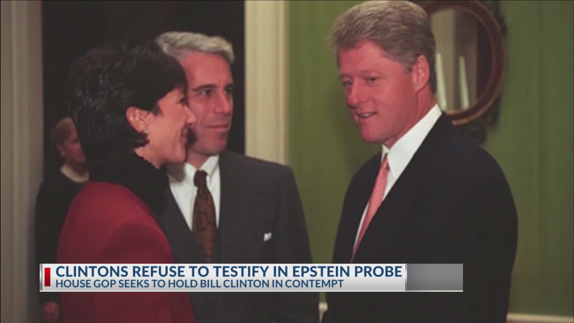 Clintons refuse to testify in Epstein probe