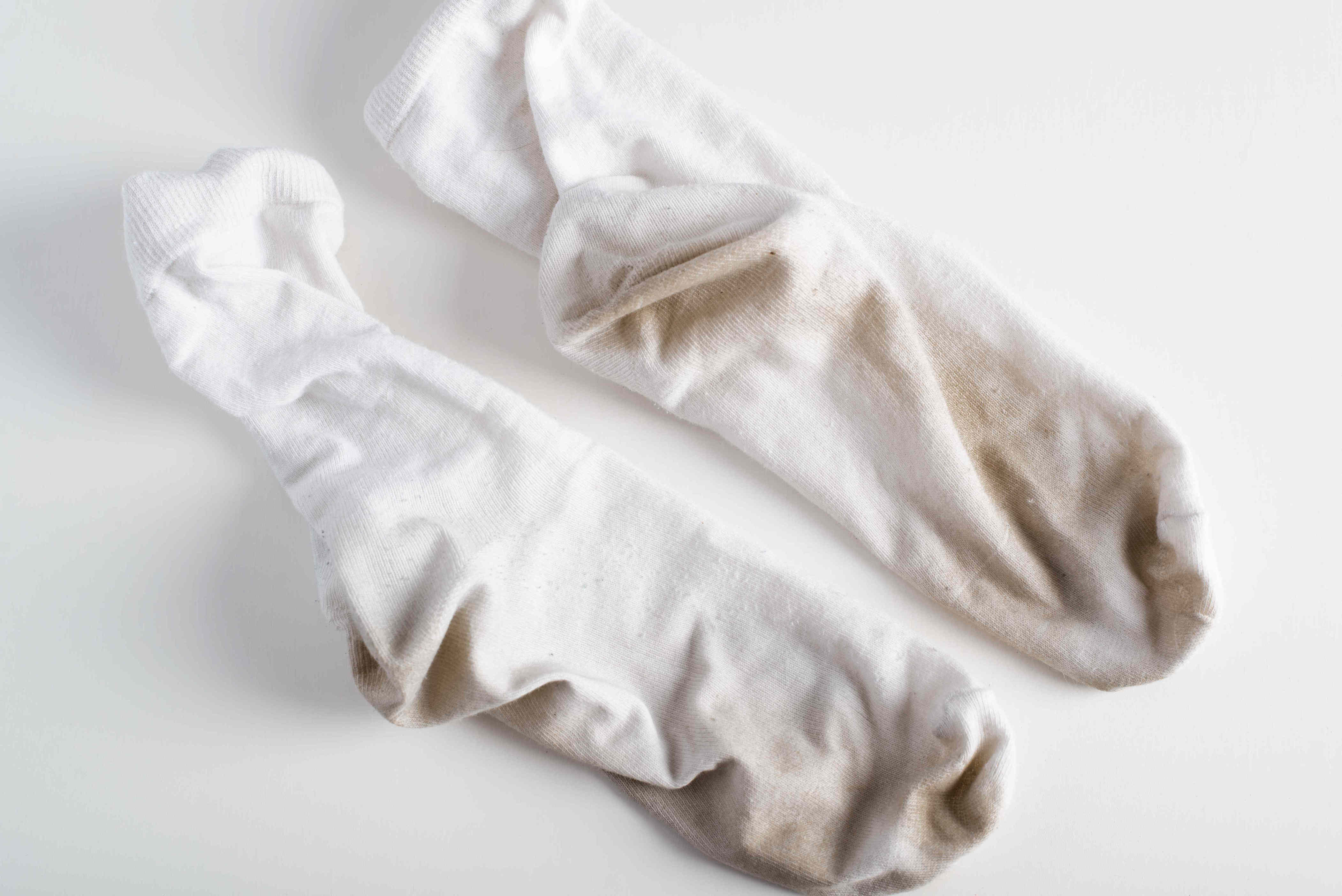 How to make dingy socks bright white again