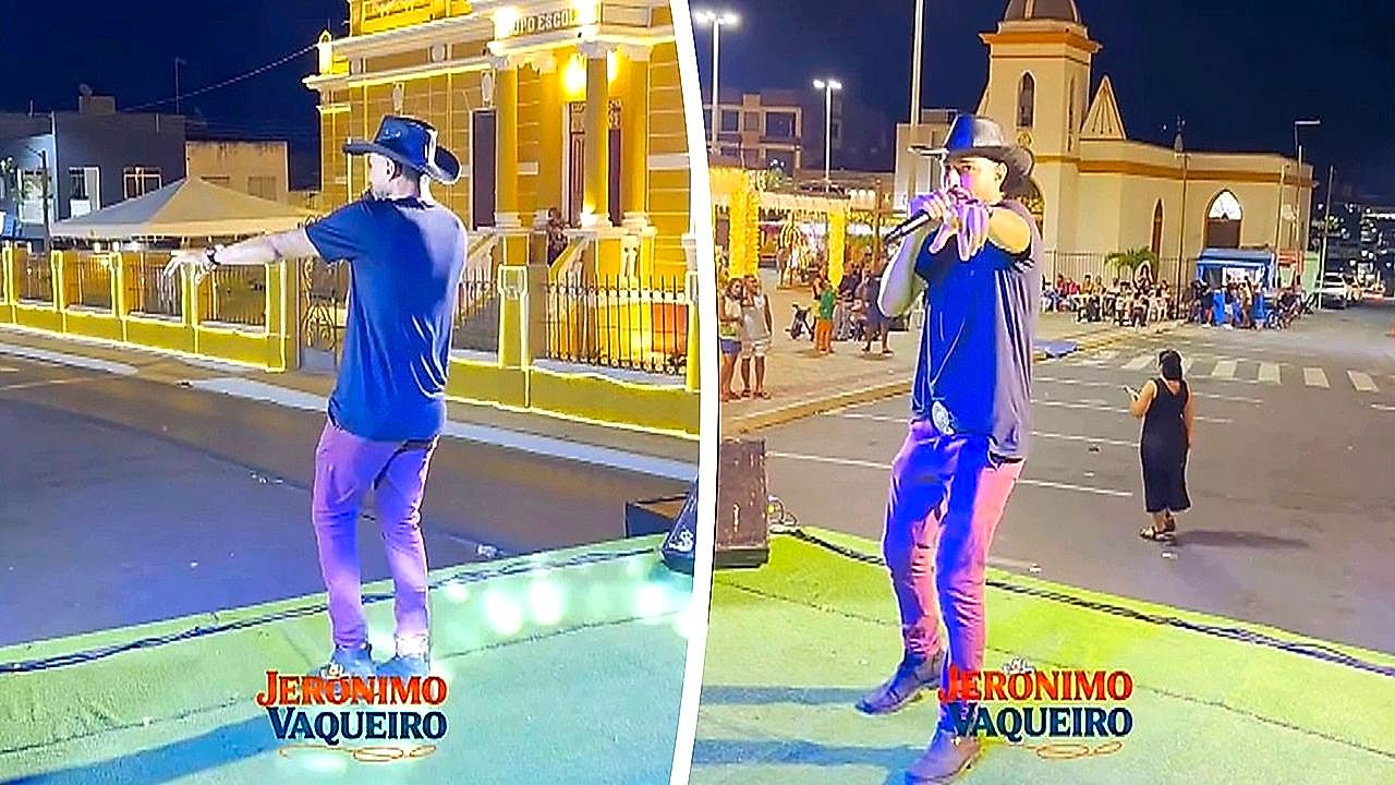 Fake it until you make it: Singer performs with passion despite tiny ...