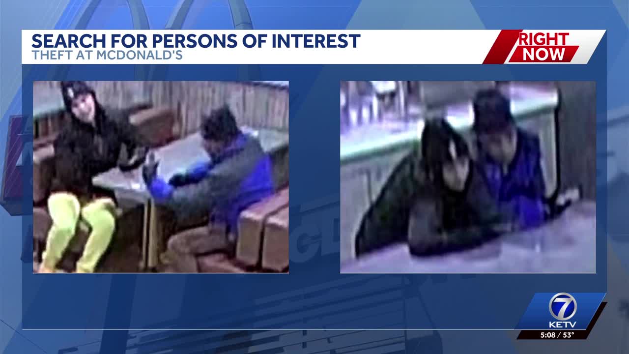 Columbus police searching for two people of interest after theft at ...