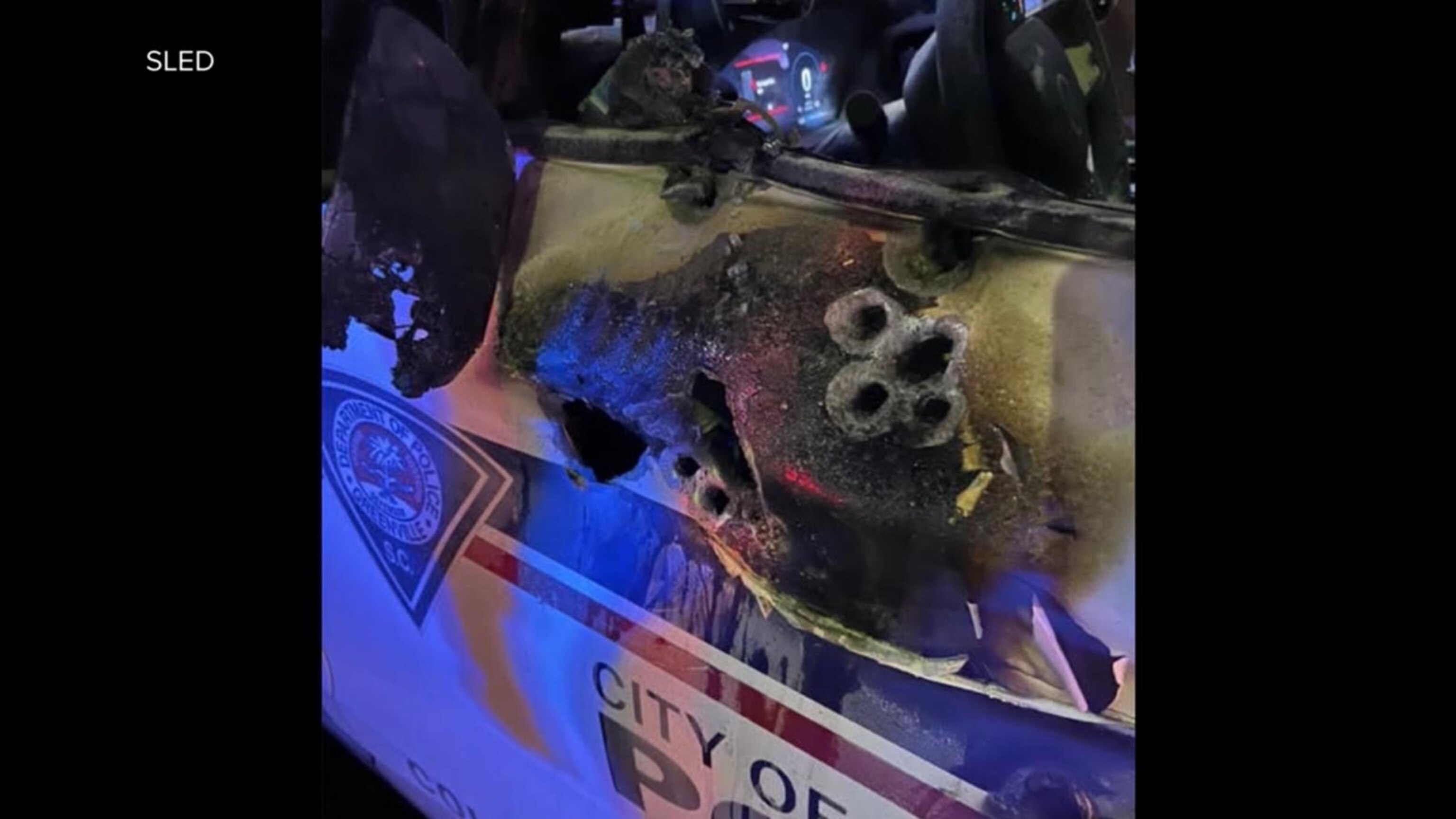 South Carolina police officer injured in fiery ambush