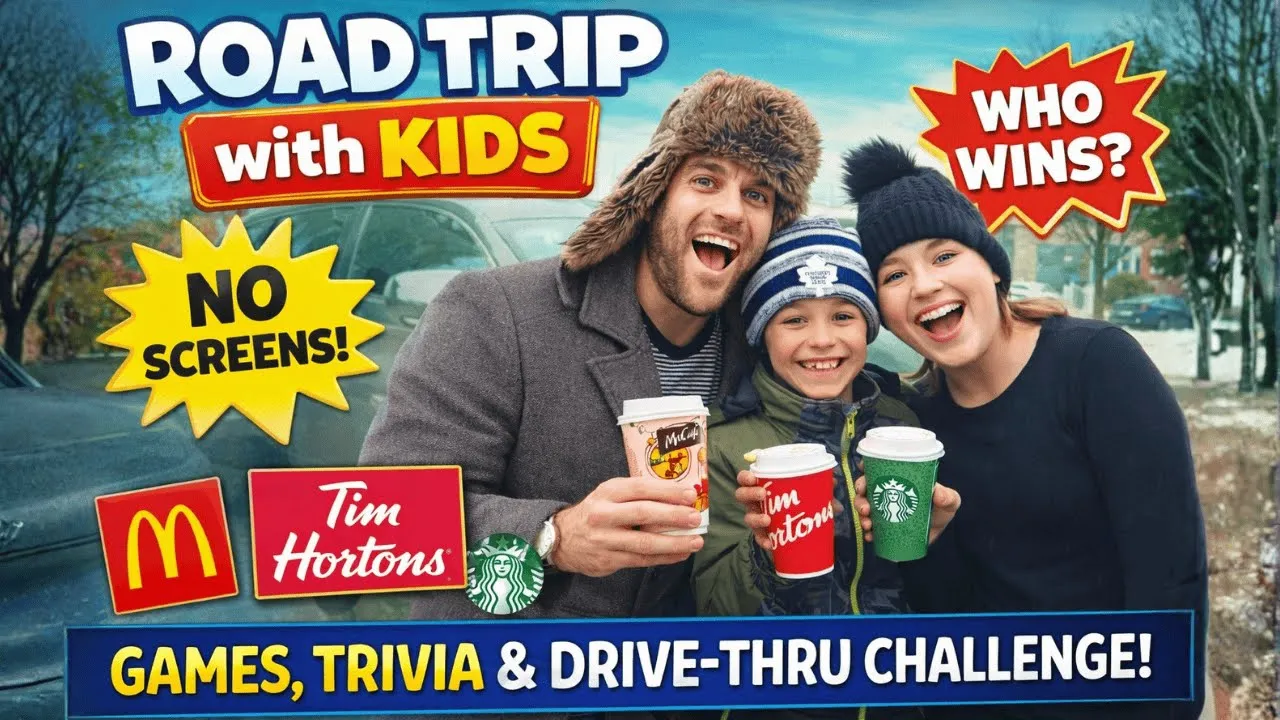 Road trip with kids: Games, trivia & a drive-thru challenge