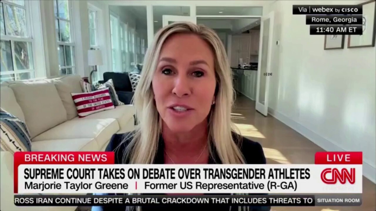 Greene tells CNN host she would be against trans athletes in women's ...