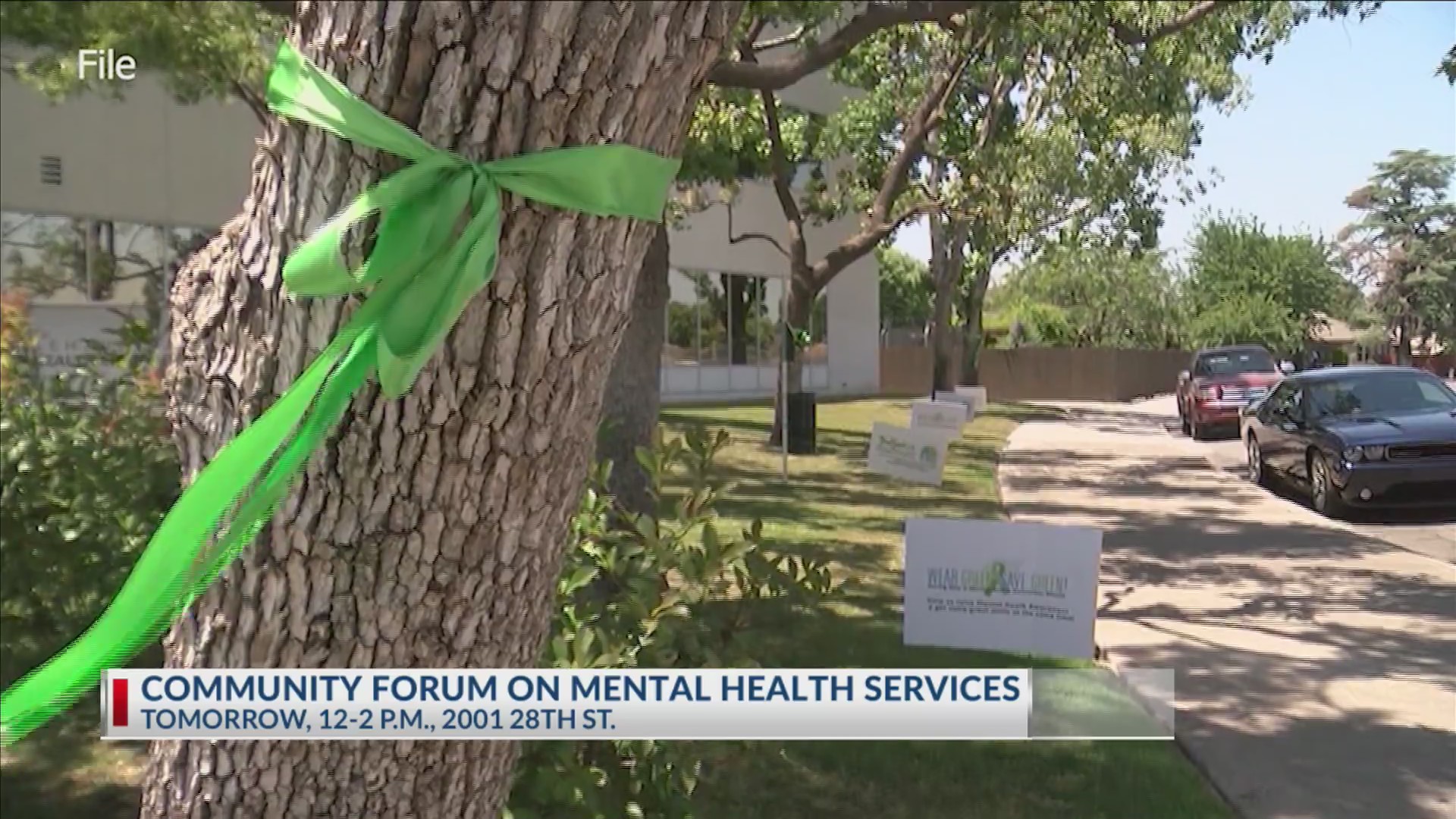 Community forum on mental health services