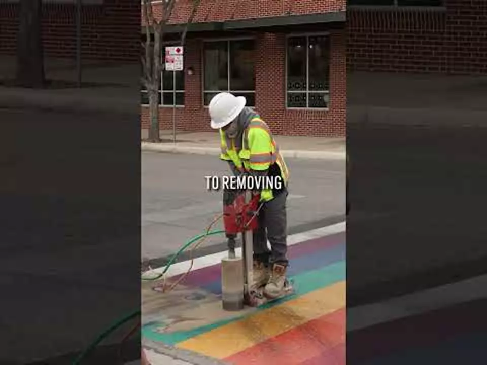 San Antonio removes rainbow crosswalks, sparking protest and LGBTQ+ rift