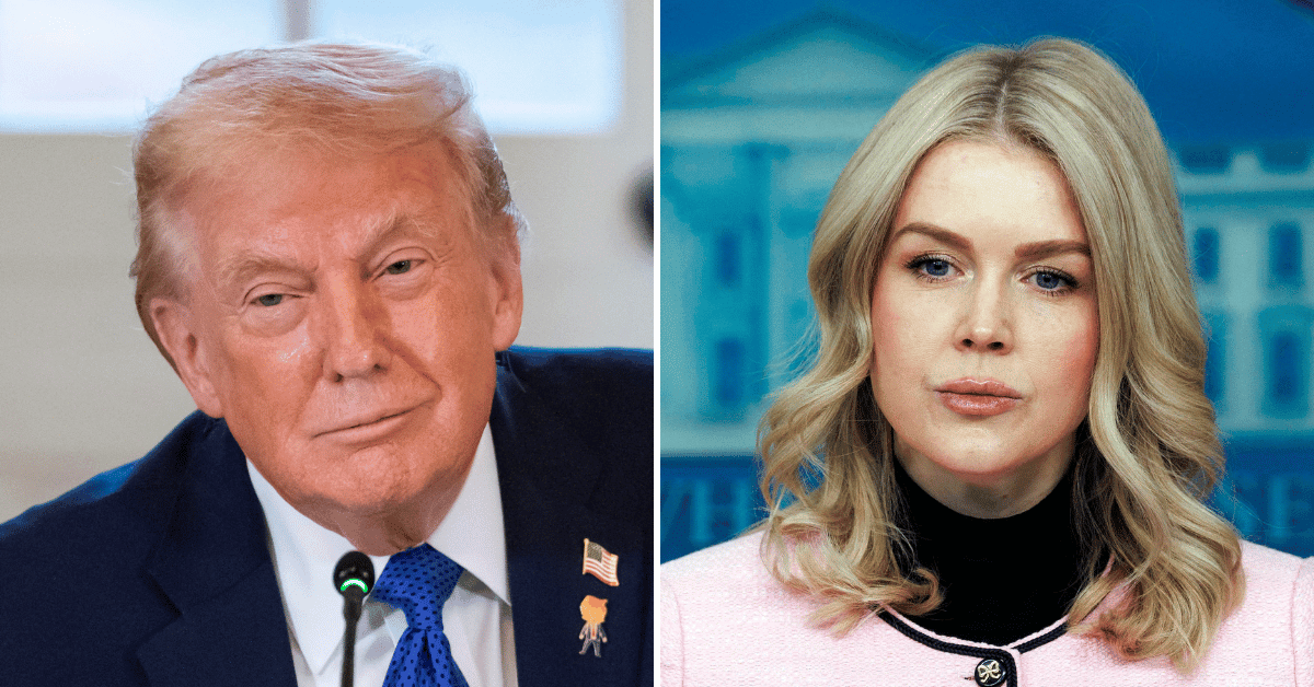 Leavitt betrays Trump