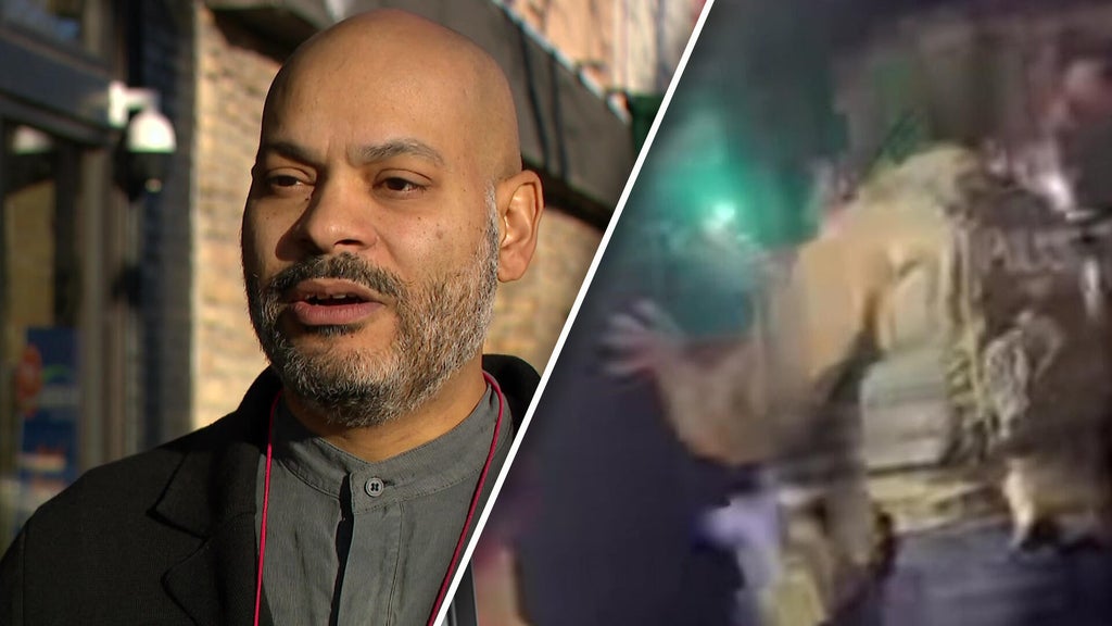 Video shows federal agent shoving Minneapolis City Council president