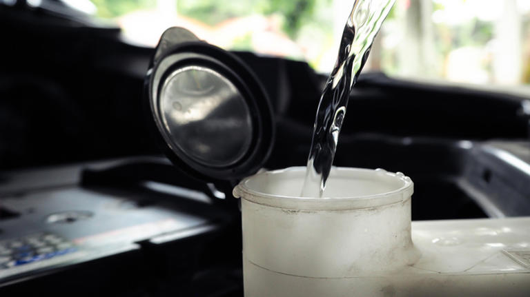 Why you should stop using tap water in your windshield washer reservoir