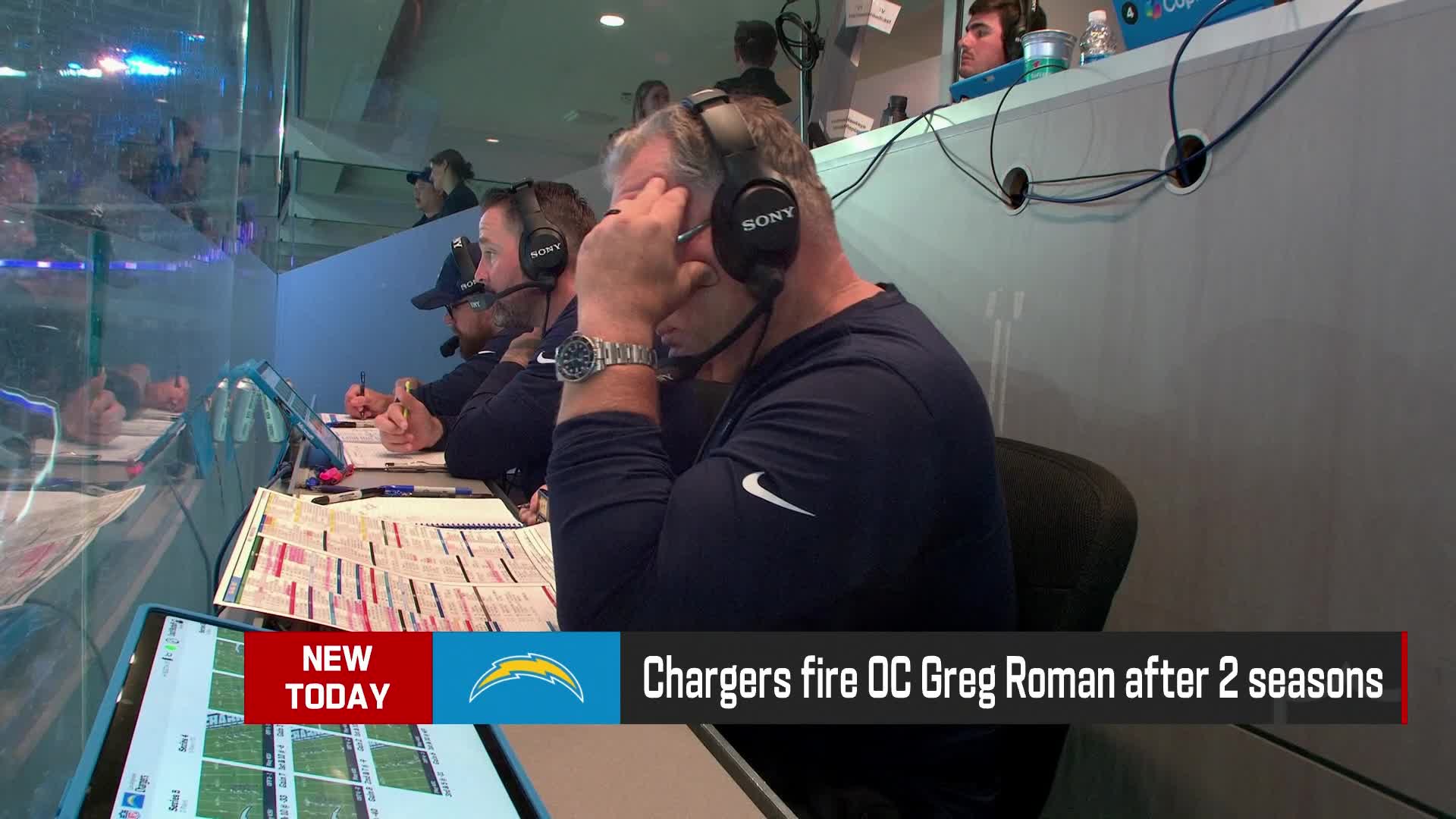 Chargers fire OC Greg Roman after two seasons: The Insiders
