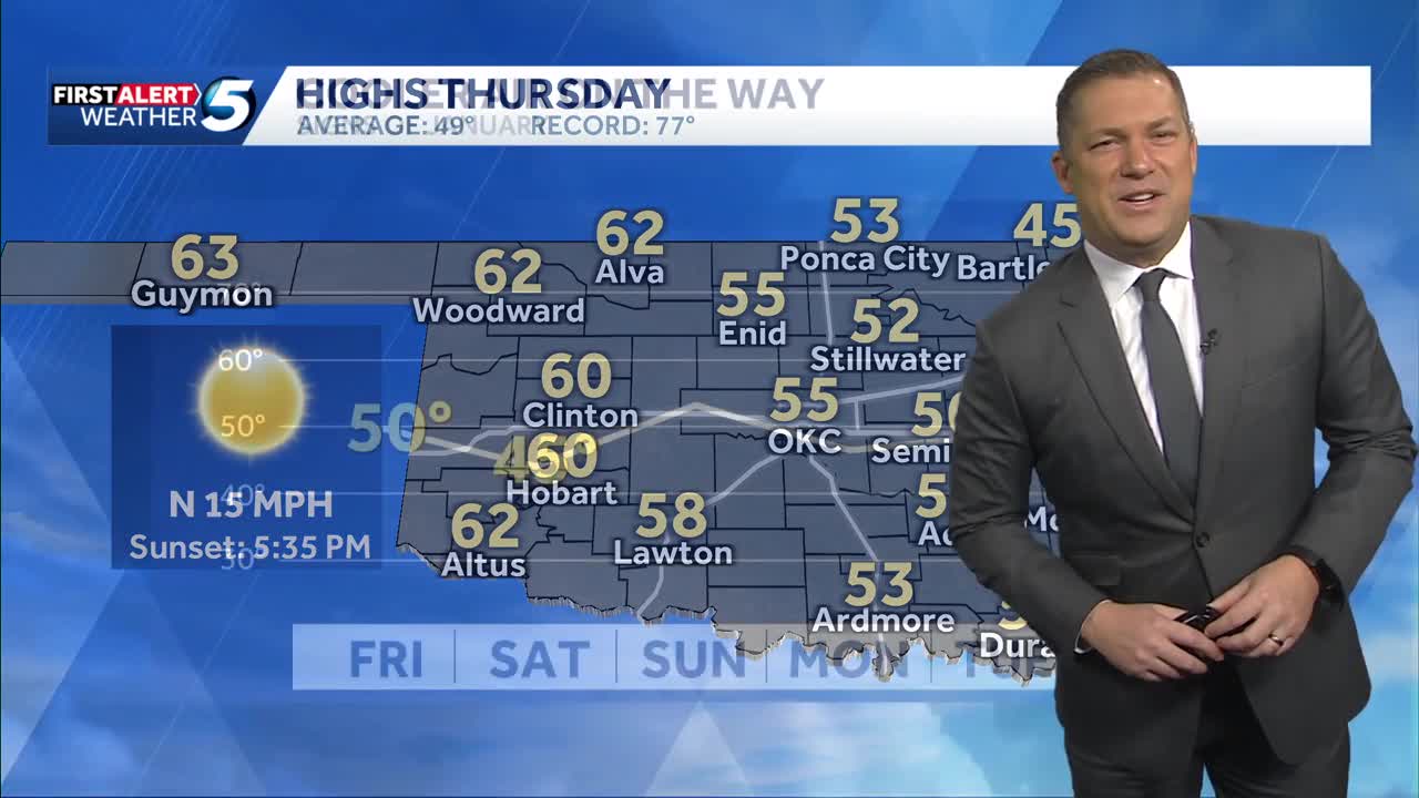 January 13, 2026: January temps are moving in