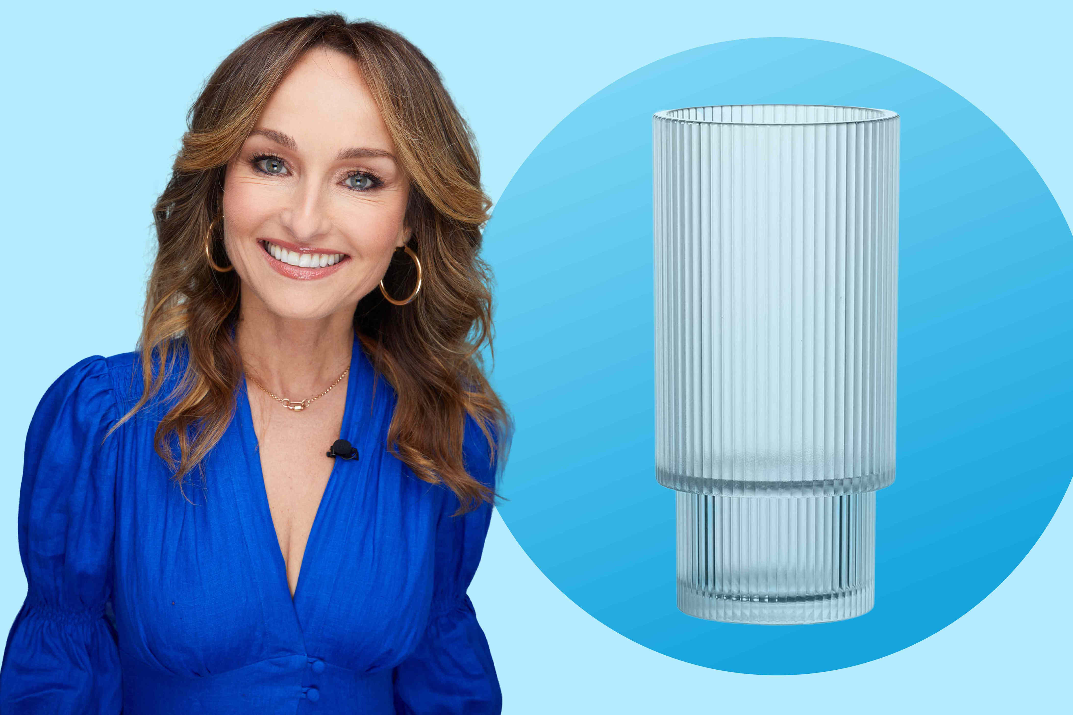 Giada De Laurentiis’ drinking glass has a clever design that saves ...