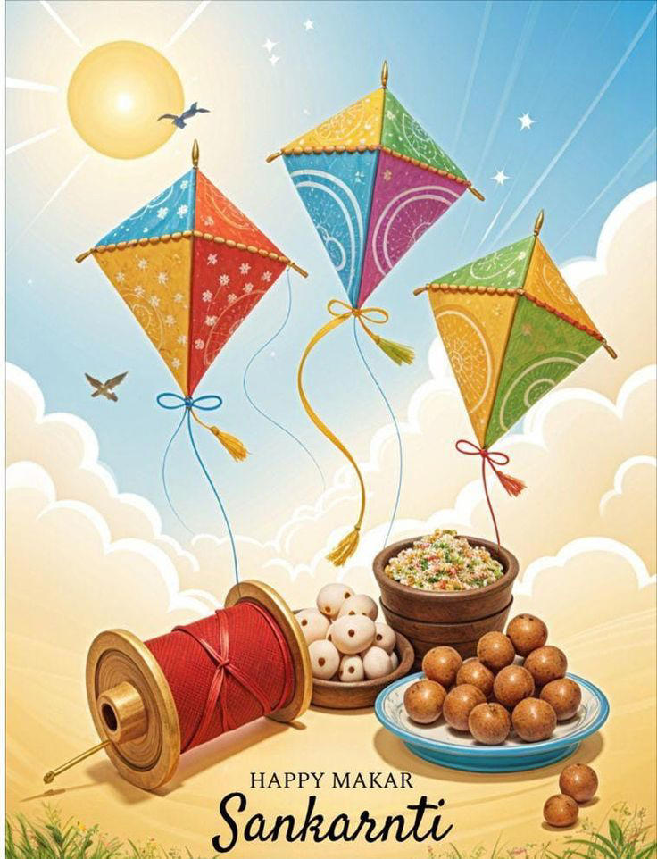 Happy Makar Sankranti 2026: Top wishes and messages with beautiful ...