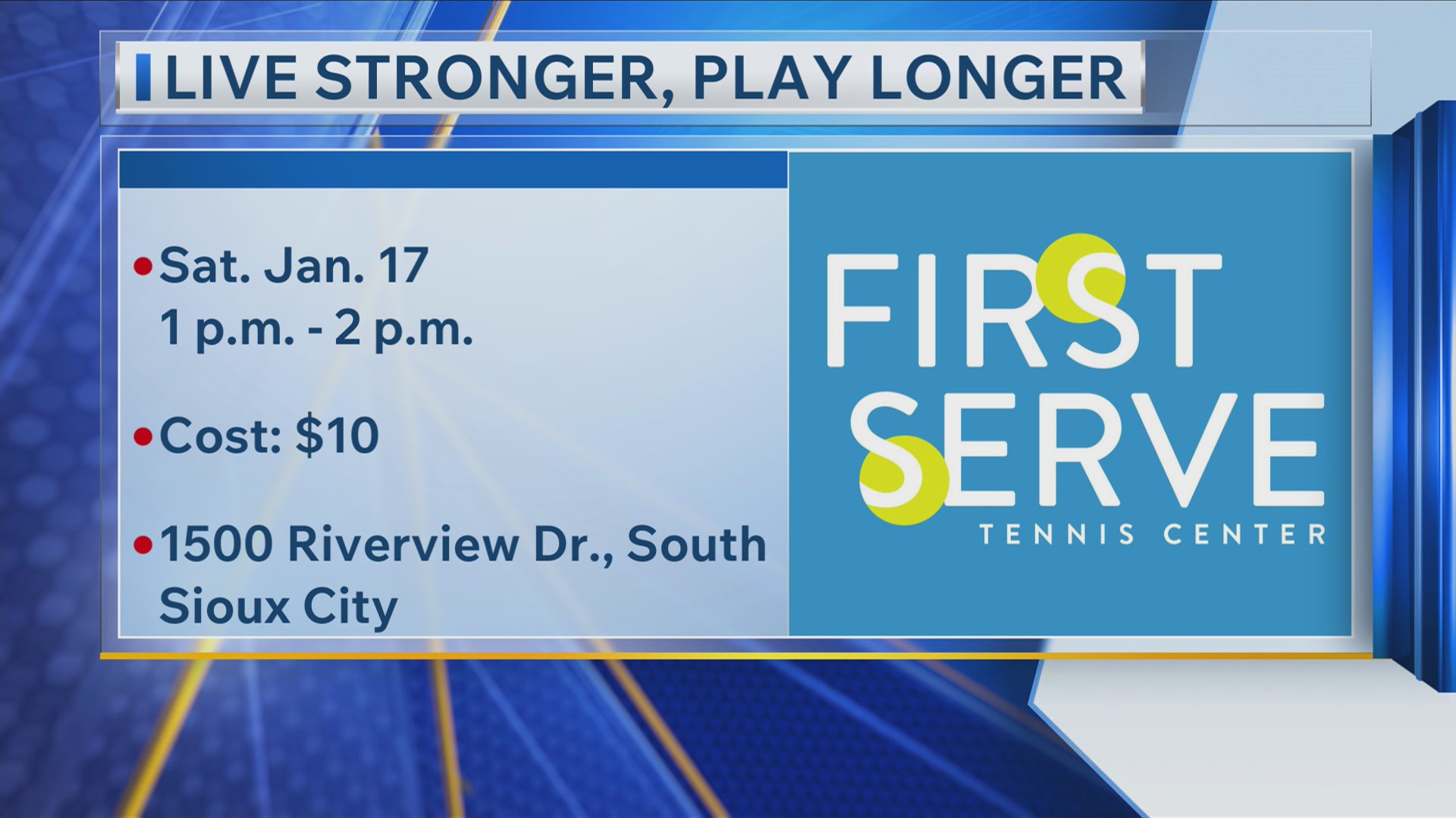 Live stronger, play longer interview