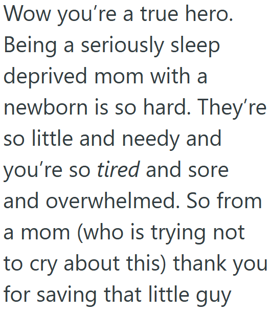 A tired mom almost dropped her baby in front of a pizza delivery guy ...