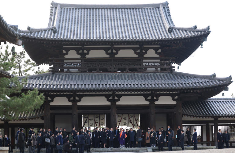 President Lee Jae-myung, Prime Minister Takaichi tour Horyu-ji Temple