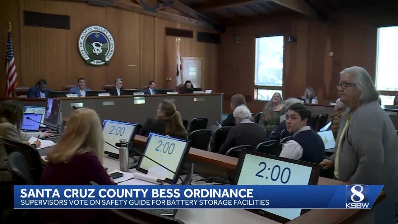 Santa Cruz County approves safety measures for battery storage facilities