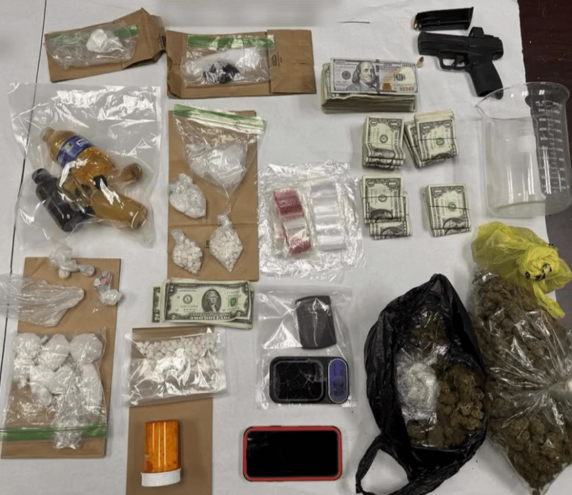 Narcotic sales investigation leads to 4 arrests, gun and drug seizure: BPD