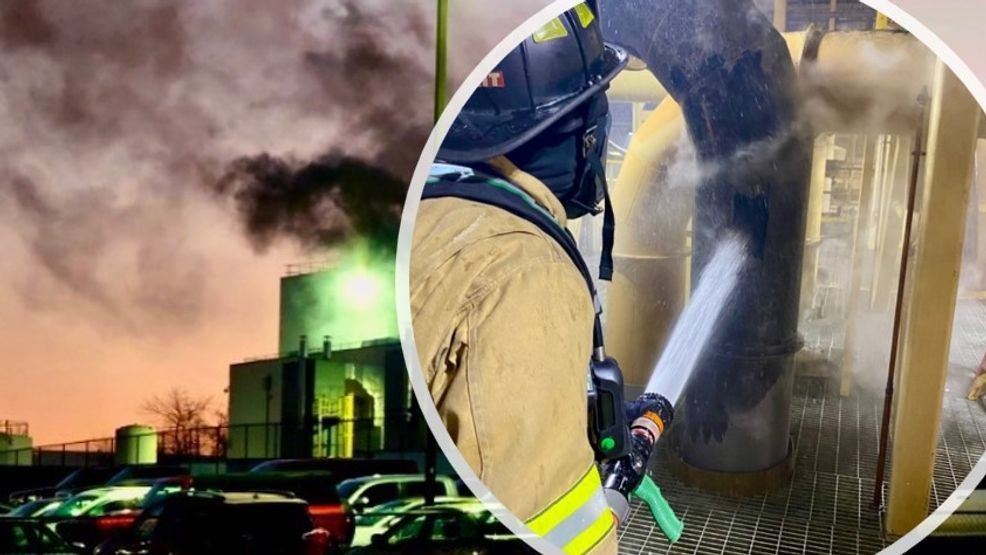Fire crews battle blaze inside roaster at Starbucks Coffee Roasting ...