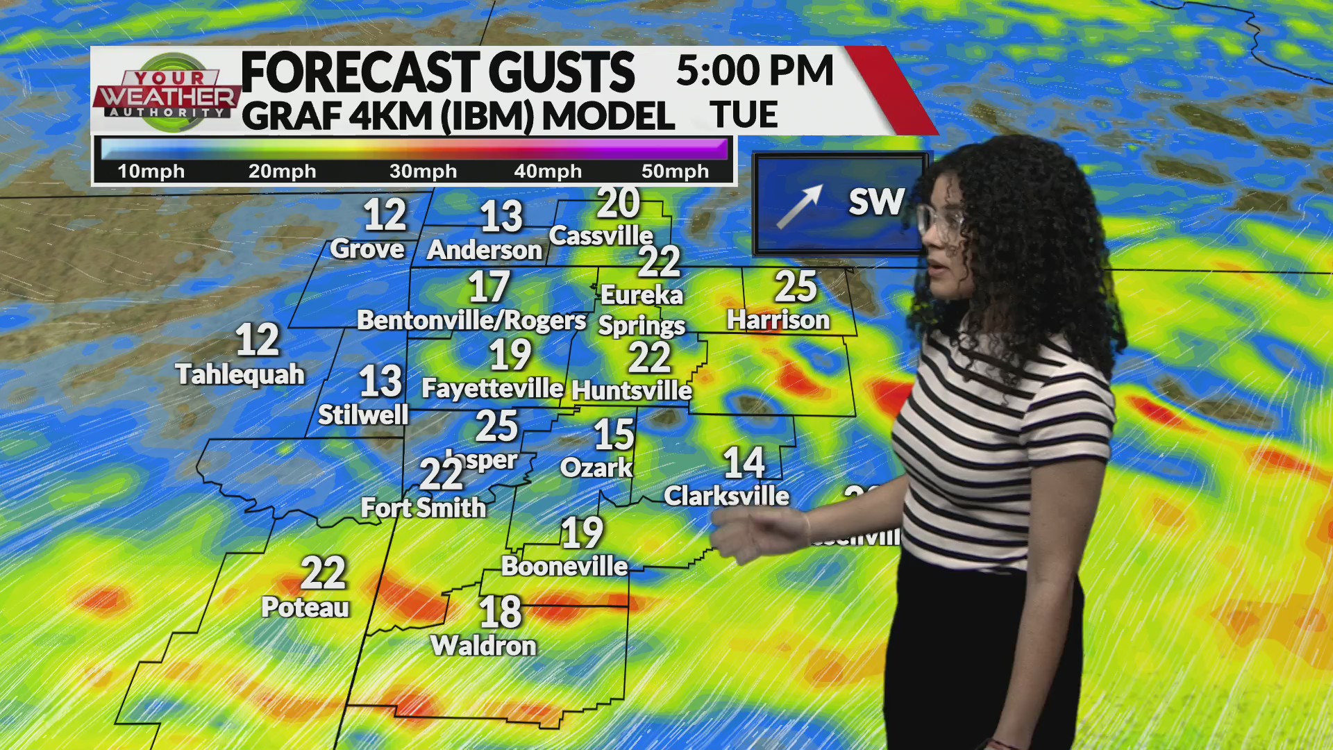 Tuesday, Jan. 13th 5:30p.m. Weather