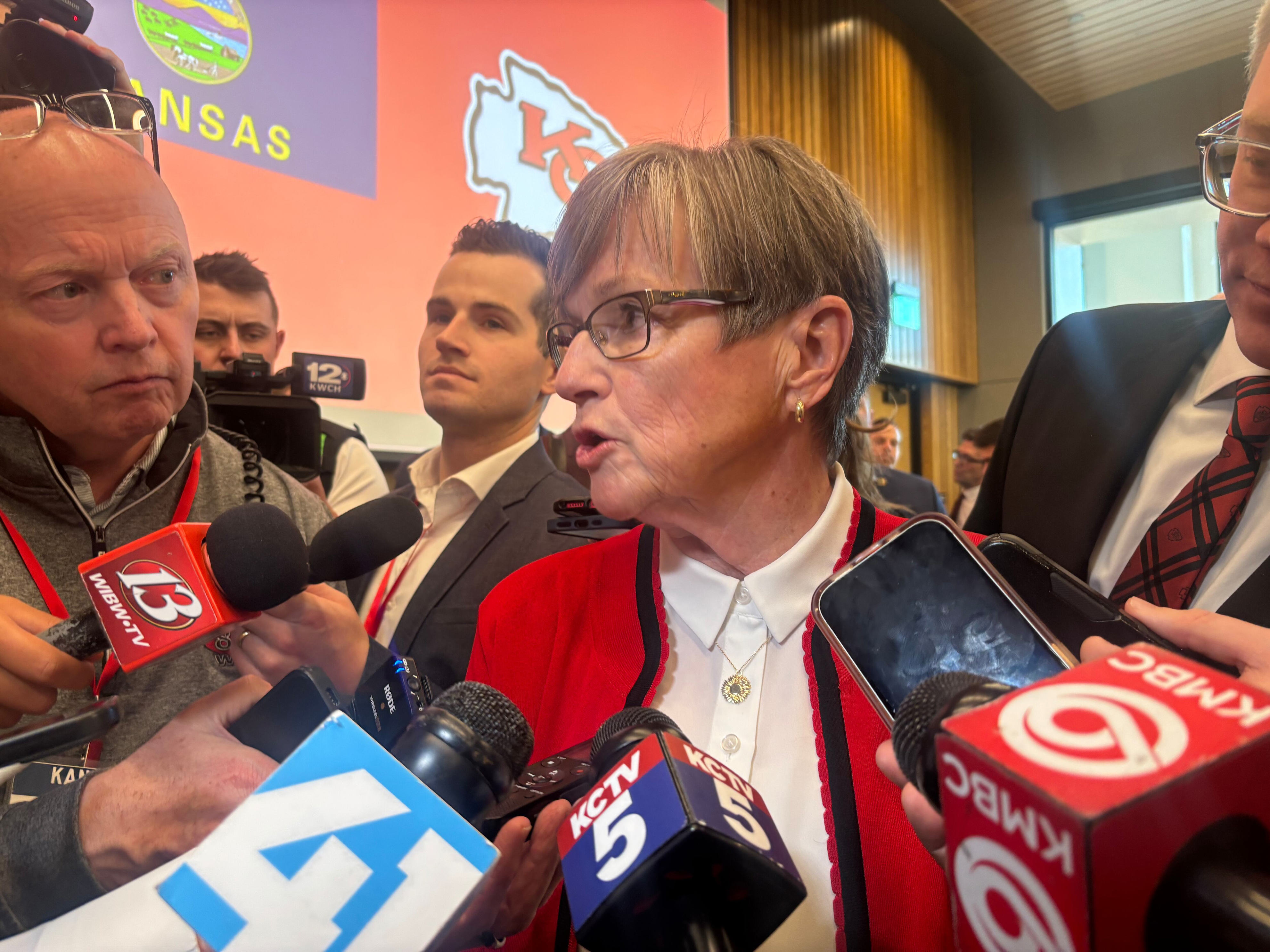 Kelly to give State of the State address in Topeka